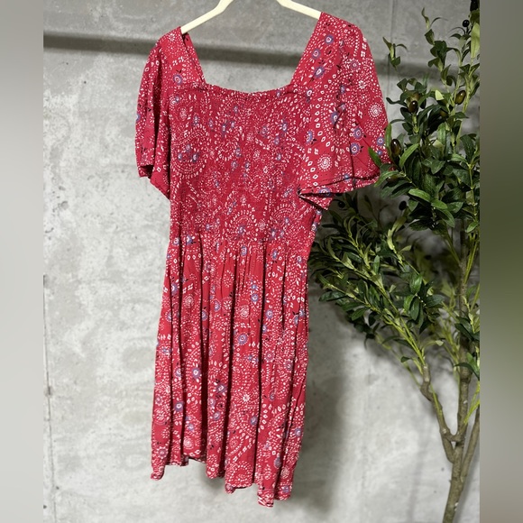 Angie | Dresses | Angie Boho Whimsical Flirty Dress | Poshmark